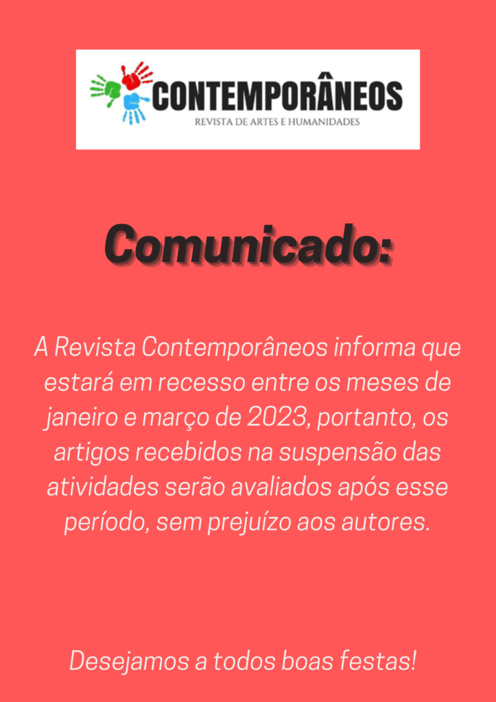 Comunicado sobre recesso jan/mar – Contemporâneos